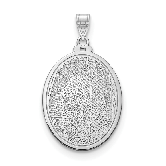 Hail Mary Gifts | Jewelry | Sterling Silverrhodiumplated Oval ...